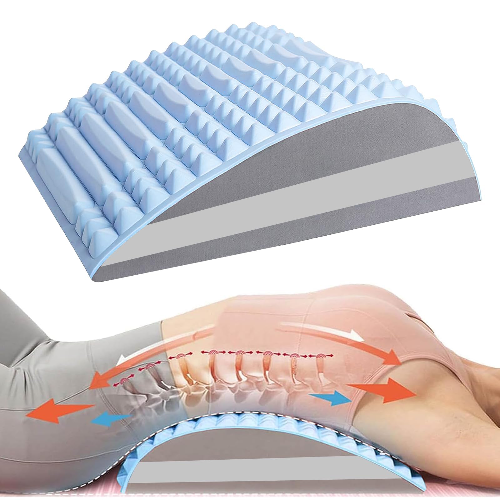 Back Extensor & Neck Extension 2-in-1 Device | Multi-Level Vertebral ...