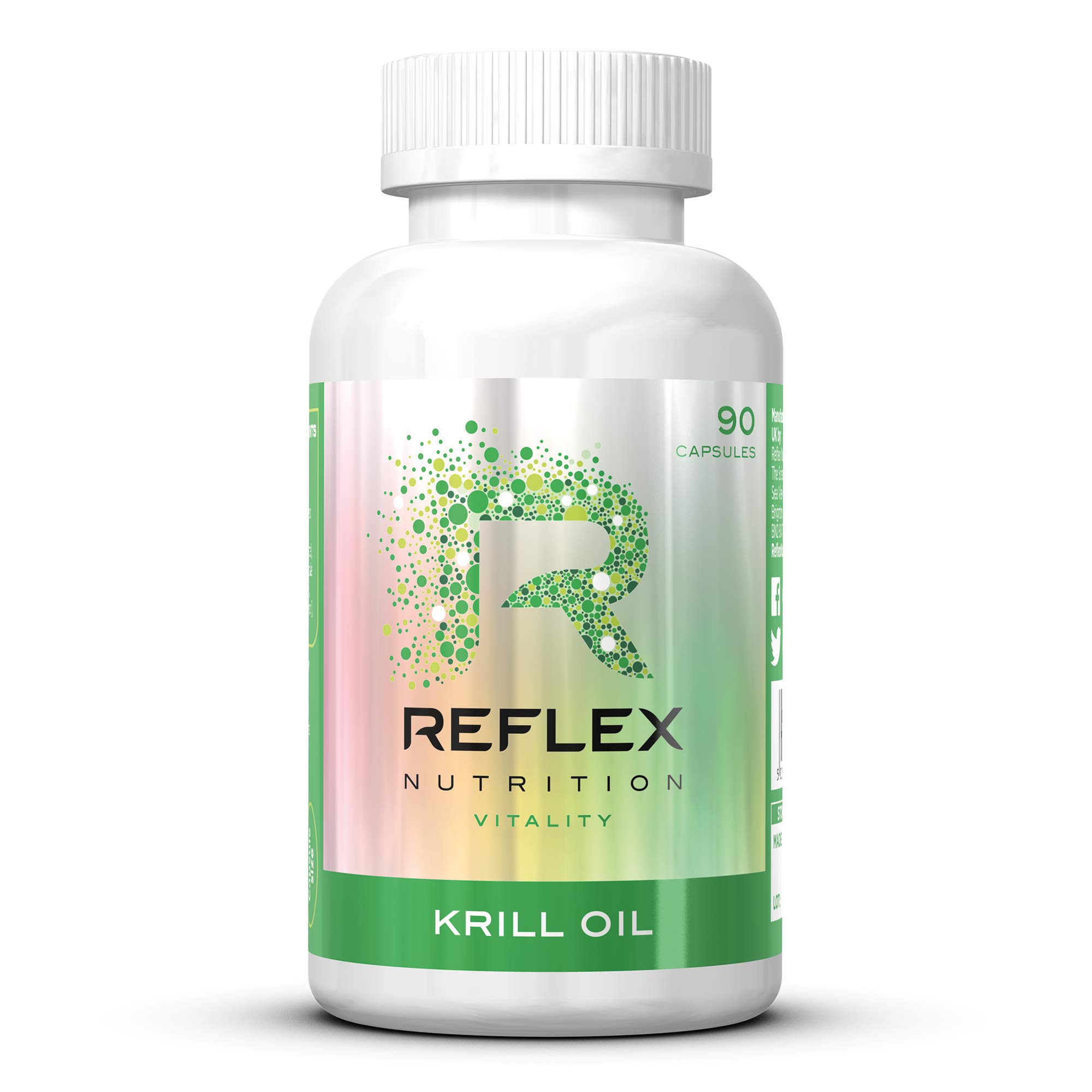Buy Reflex Nutrition Krill Oil 500mg (90 Capsules) Premium Omega-3 ...
