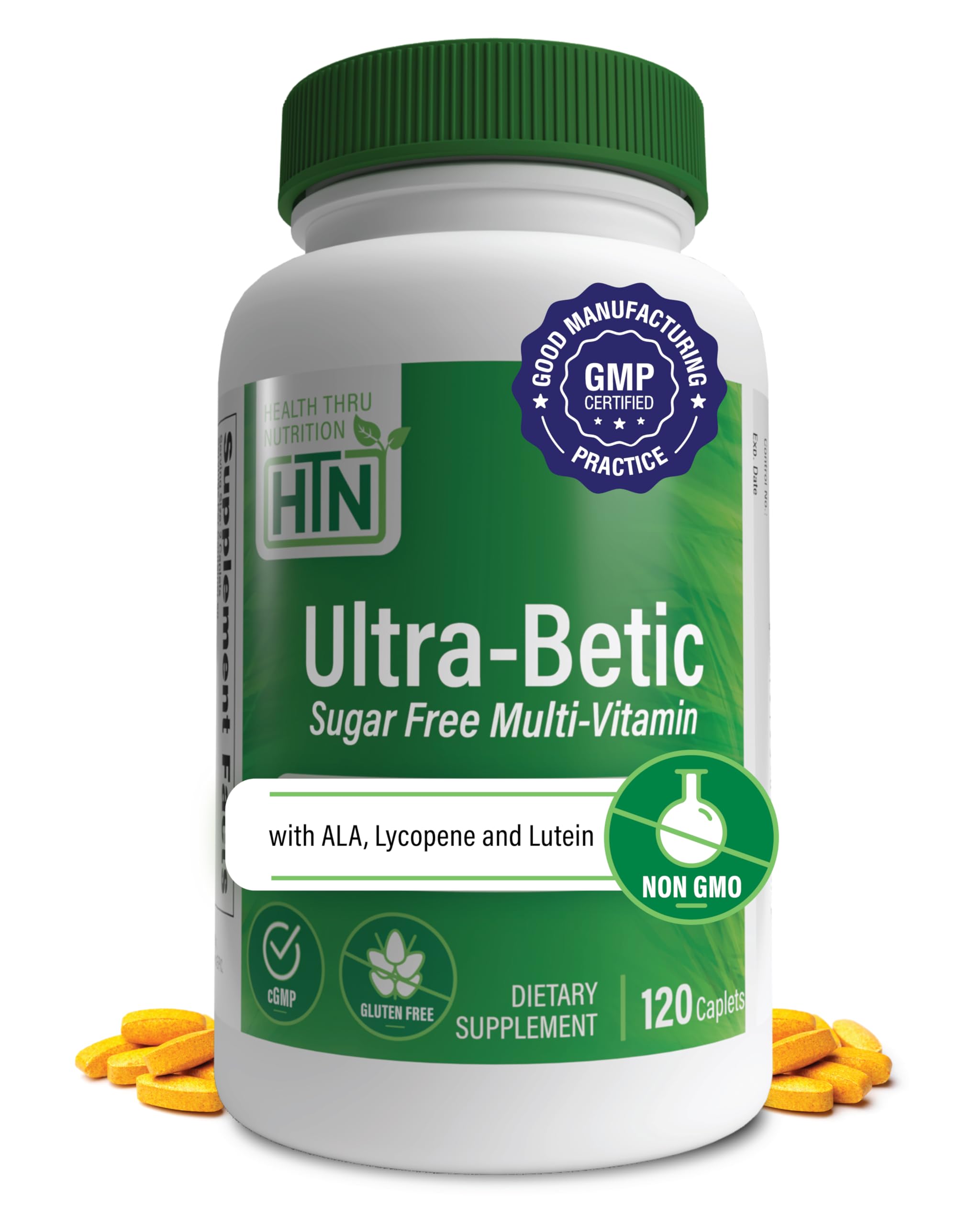 Health Thru Nutrition Ultra-Betic Multivitamin 120 Count | Supports ...