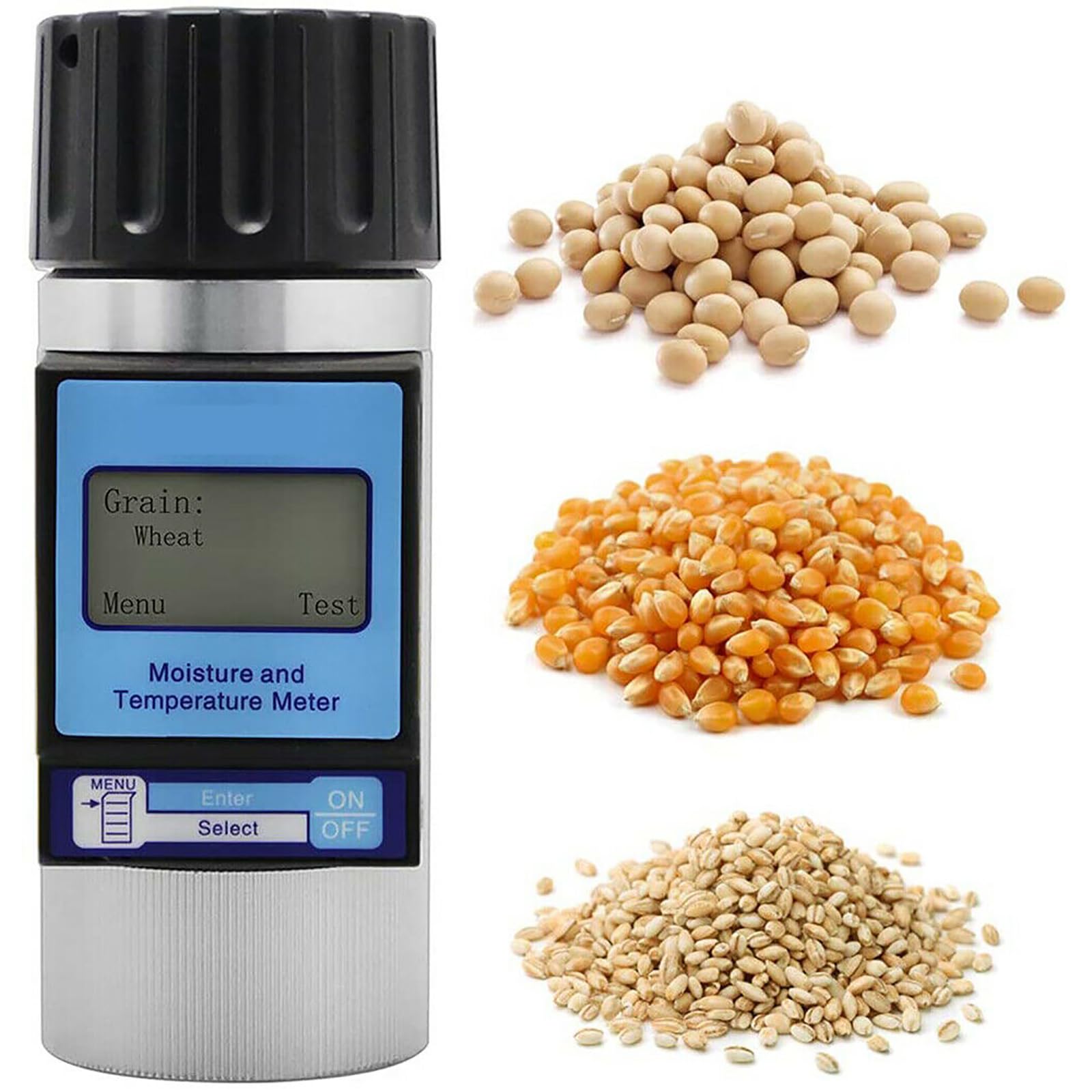 LBMED Grain Humidity Tester Digital Grain Moisture Meter with 37 ...