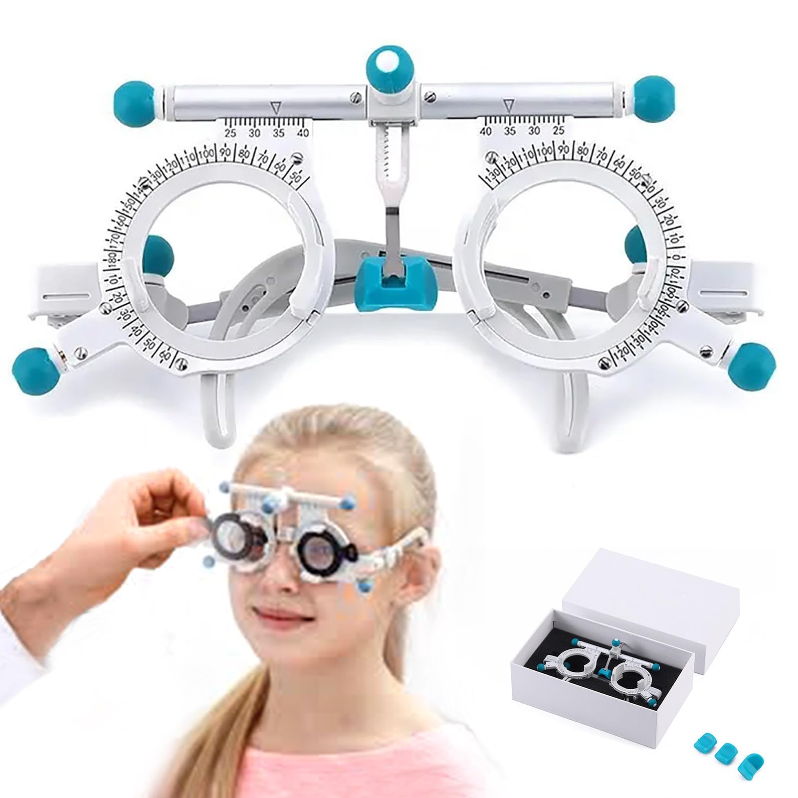 Buy Aredwhiterui Adjustable Light Glasses Frame - 3 Interchangeable ...