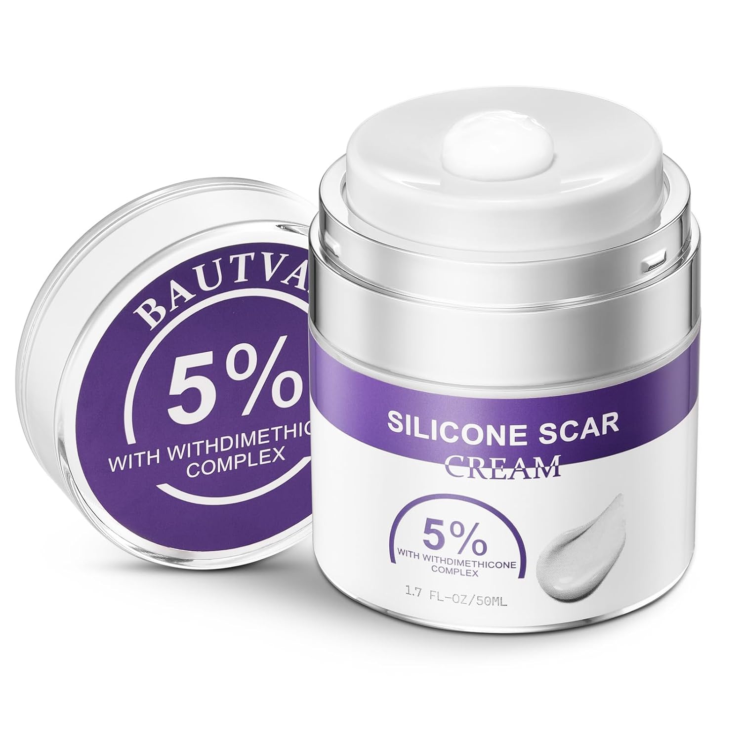 BAUTVAS Advanced Scar Cream, Silicone Scar Gel car Removal Cream for ...