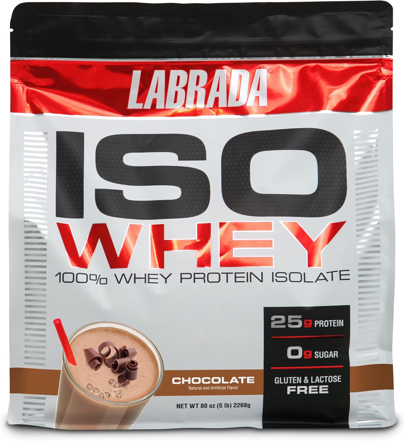 Labrada Nutrition ISO Whey Isolate Protein Chocolate - 80 Oz | Buy Now ...