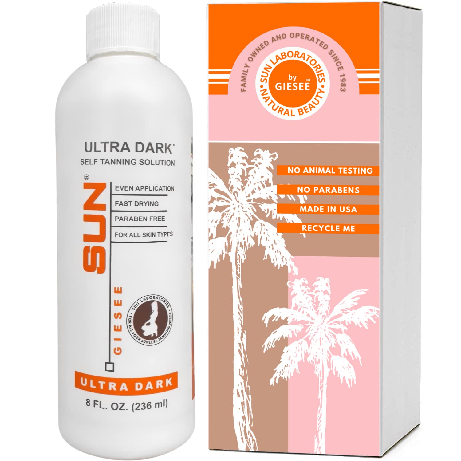 Sun Labs Self-Tanning Spray for a Golden Glow - Ultra Dark - 8 fl. oz ...