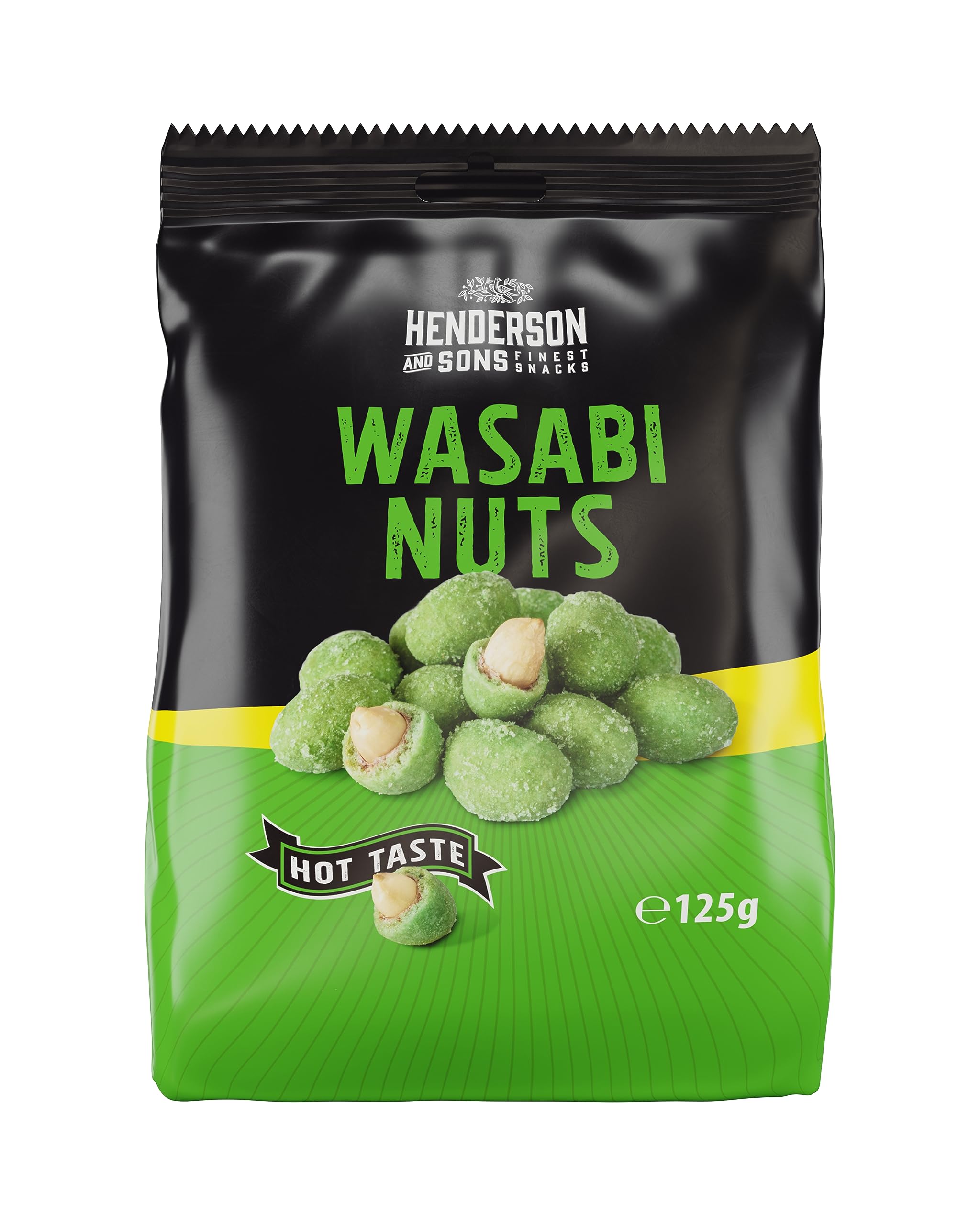 Henderson and Sons N ss Wasabi Nuts - Spicy Roasted Peanuts in Crispy ...