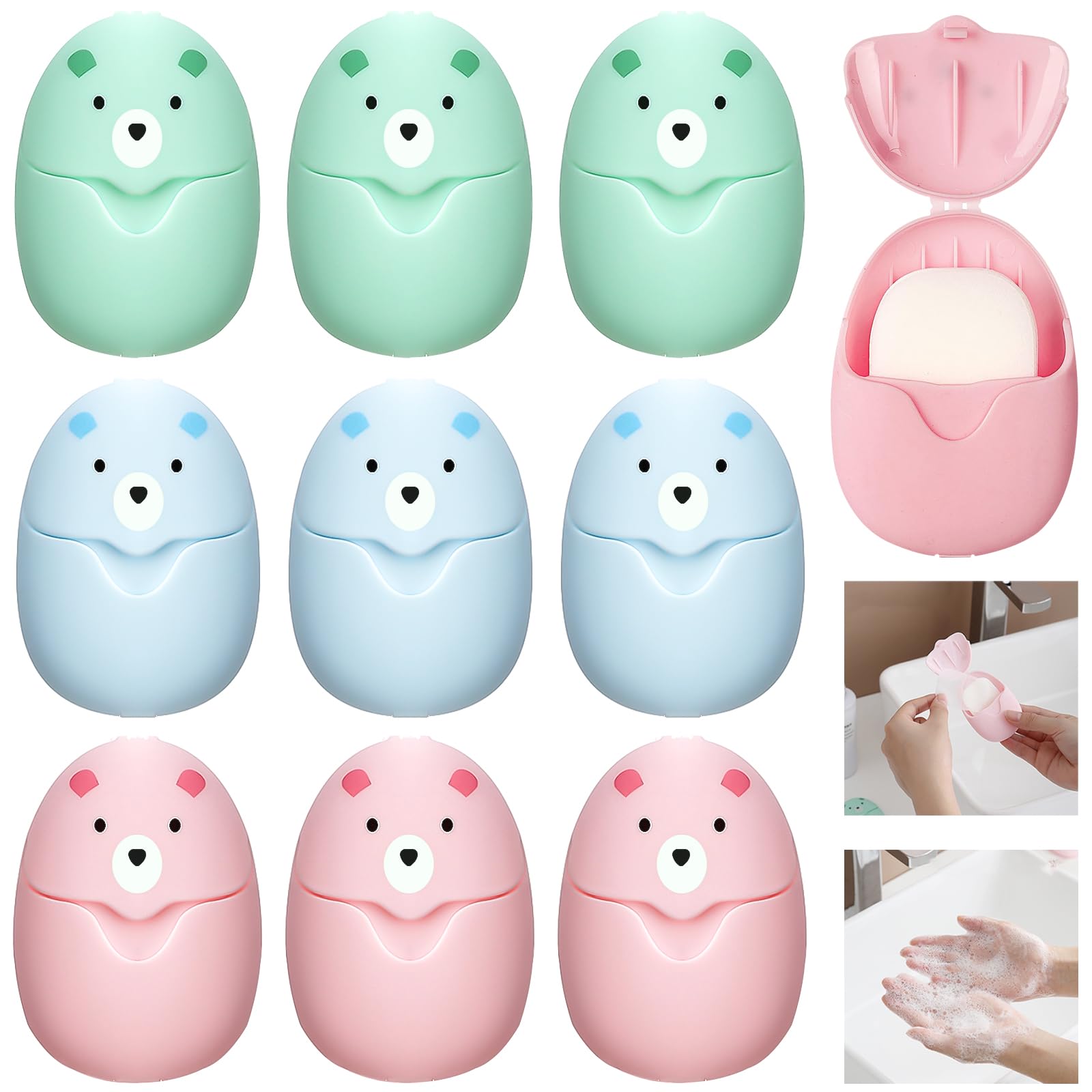 Youngsay Portable Paper Soap Leaves - 9 Boxes Odorless & Effective for ...