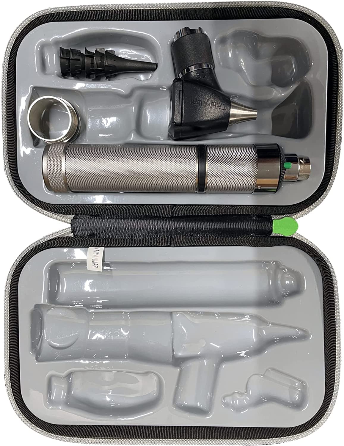 Welch Allyn 35v Otoscope Set With Handle And Hard Case