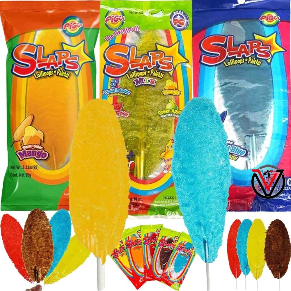 Slaps Lollipops Mexican Mango Tamarind Fruit Mix Lollipops | Pick any ...