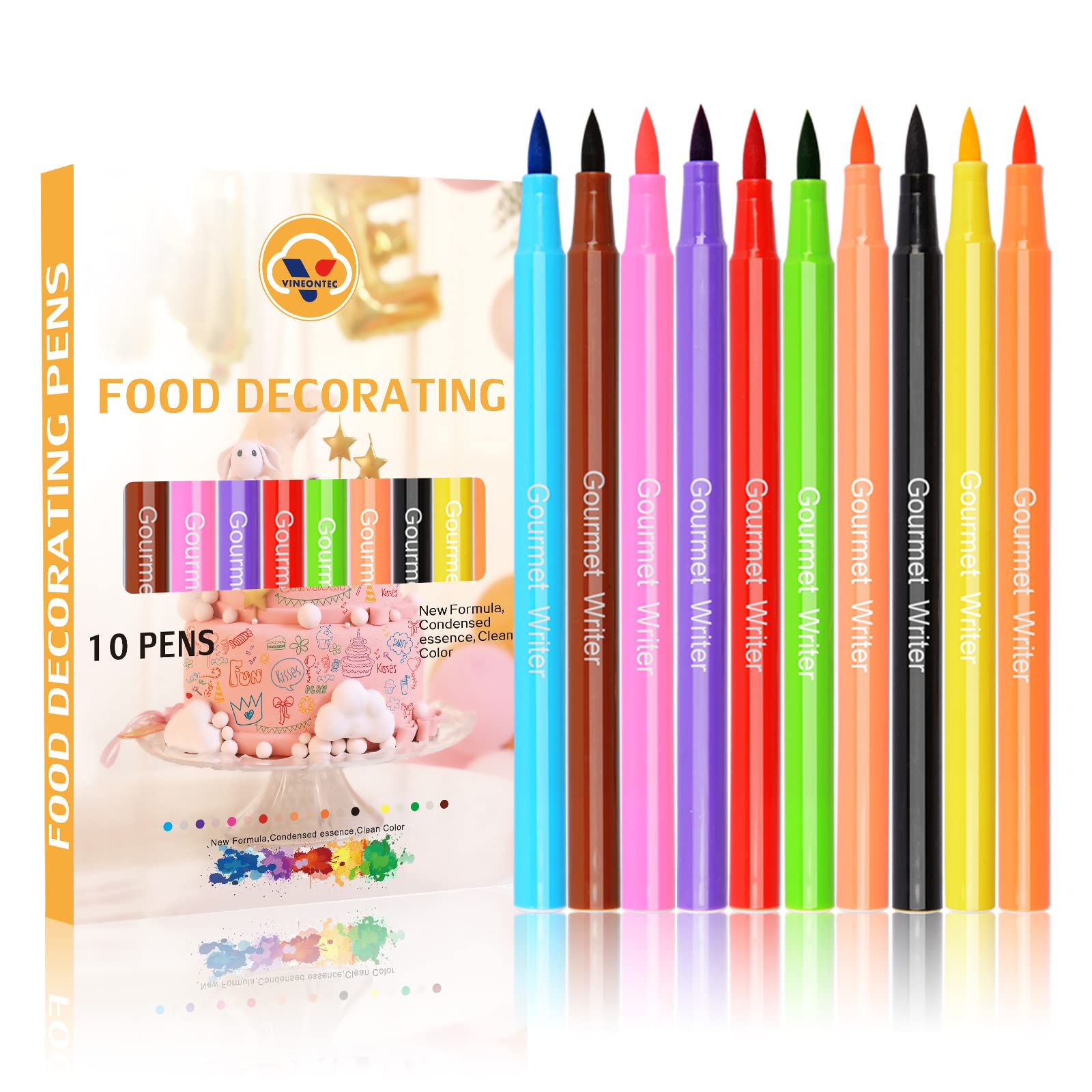 Food Coloring Markers Gourmet Writer Food Cake Decorator Pens Edible ...