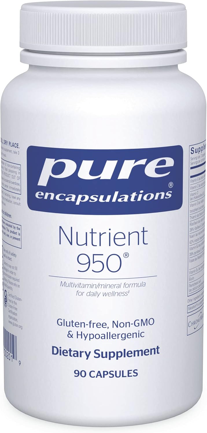 Pure Encapsulations Nutrient 950 - Multivitamin Mineral Supplement 90 ...