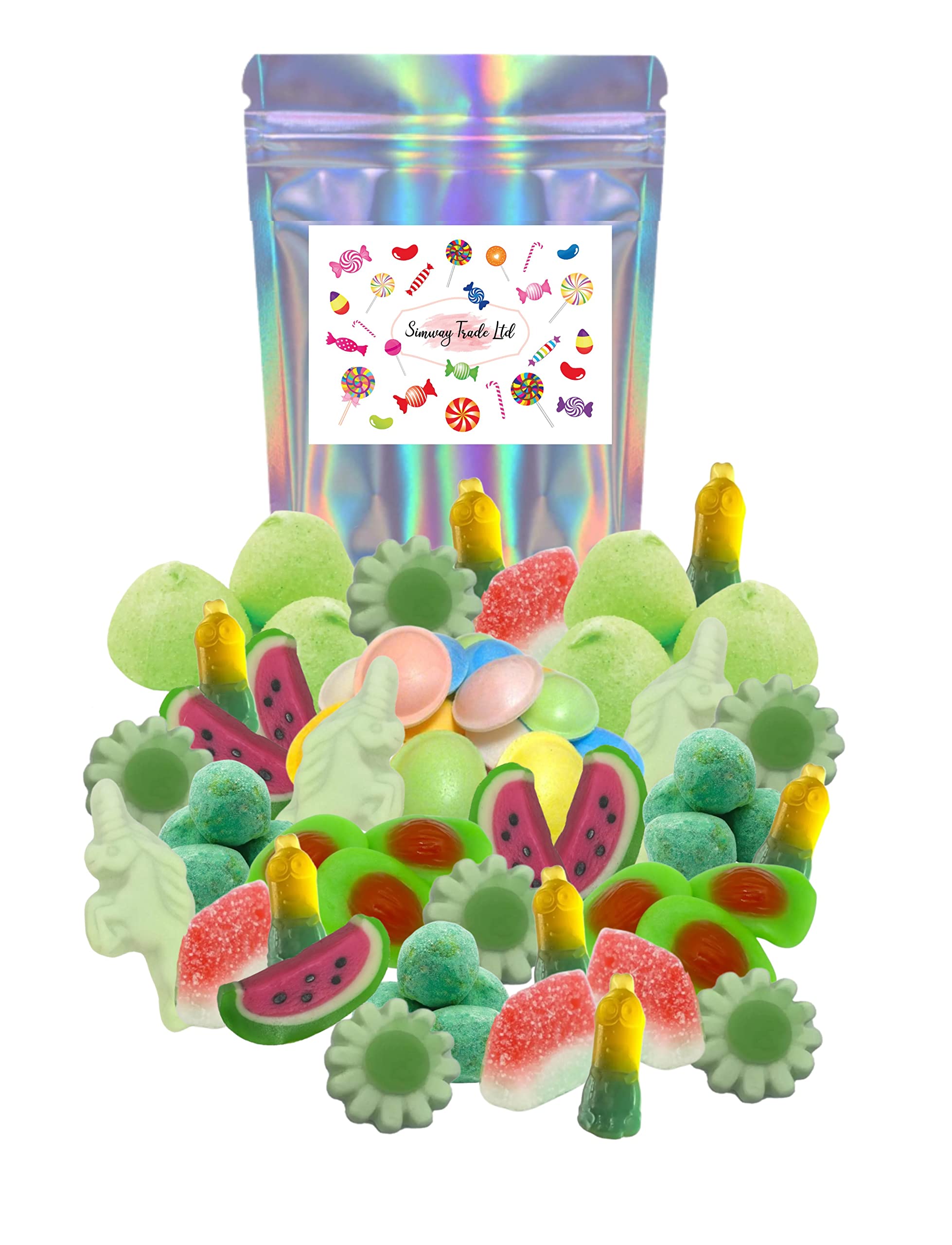 1kg Green Pick N Mix Sweets - Resealable Bag | Buy Now with Express ...