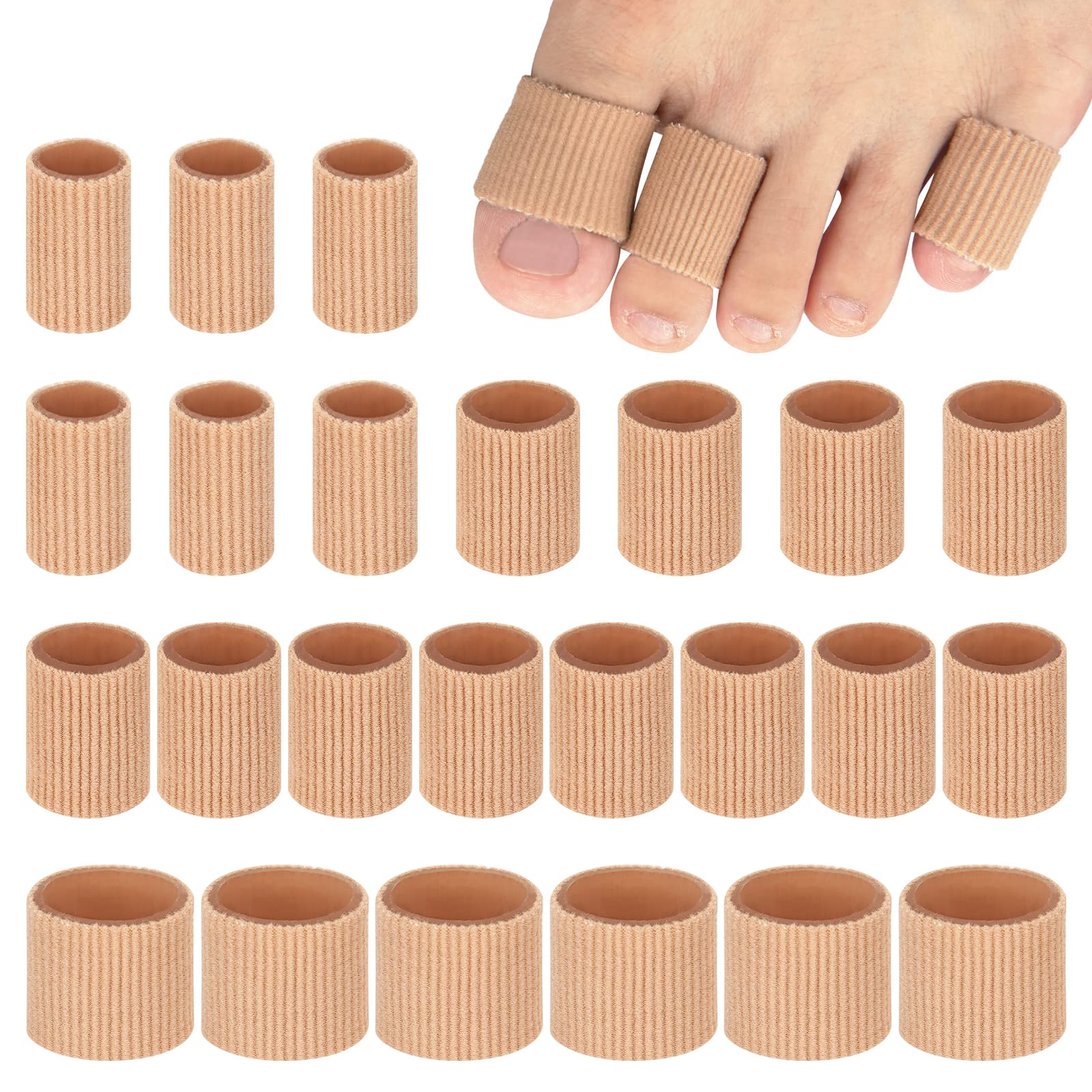 Tifanso 24PCS Gel Toe Protectors - Toe Sleeve Tubes for Blisters ...