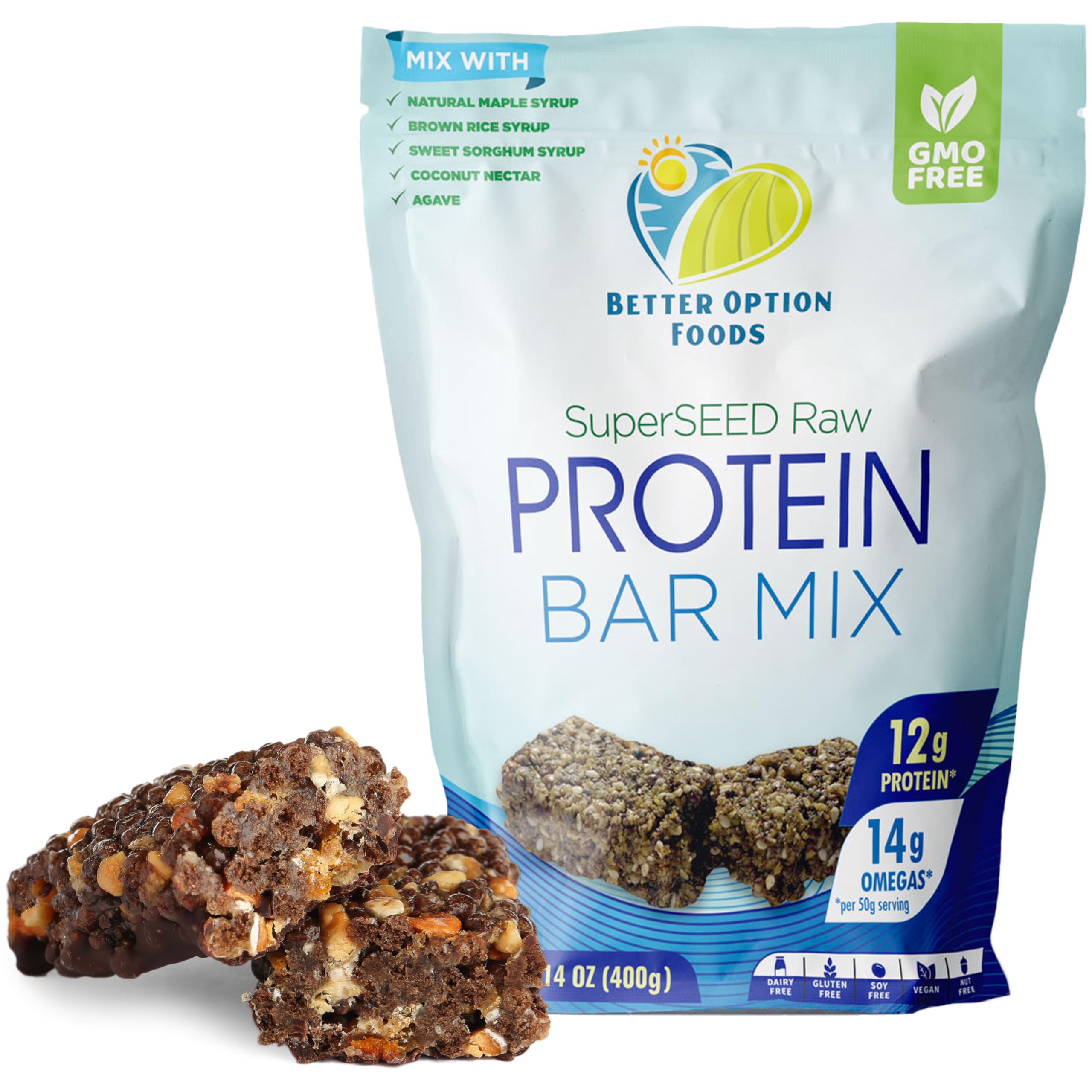 Raw Protein Bar Mix - SuperSEED High Protein Blend with Hemp Sesame ...