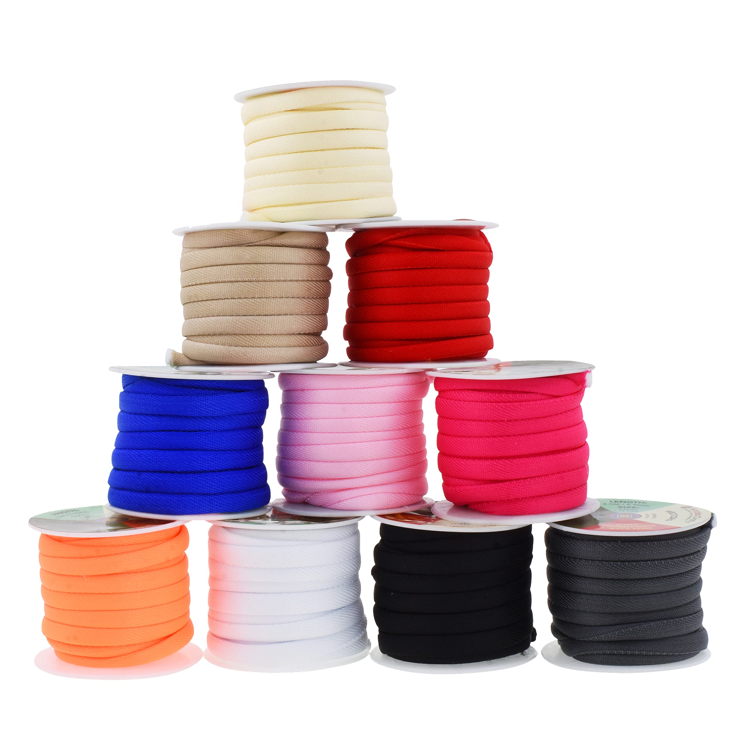 Mandala Crafts Polyester Cotton Welting Cord - 50 Yards, Assorted ...