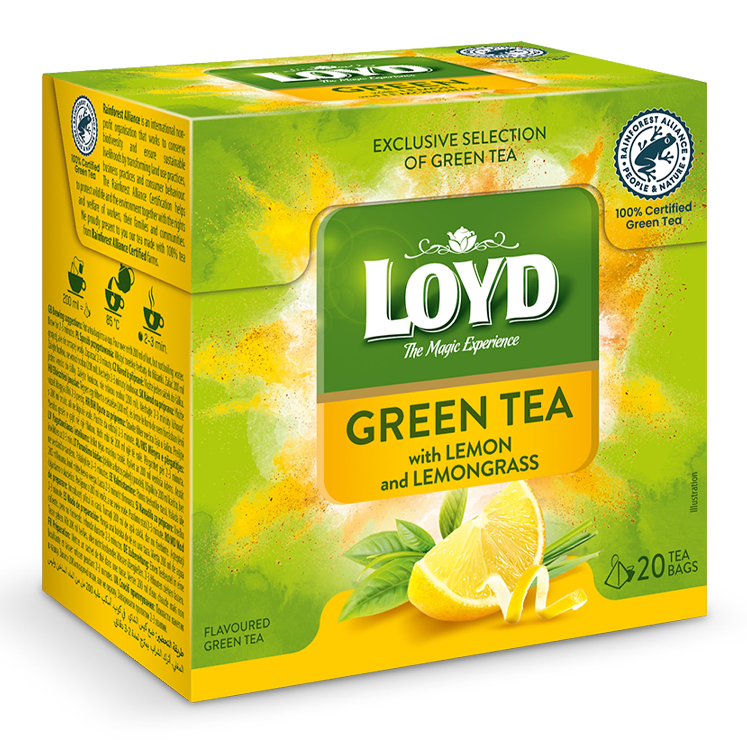 LOYD Tea - Green Tea with Lemon & Lemongrass (3 Pack ) | Buy Now with ...