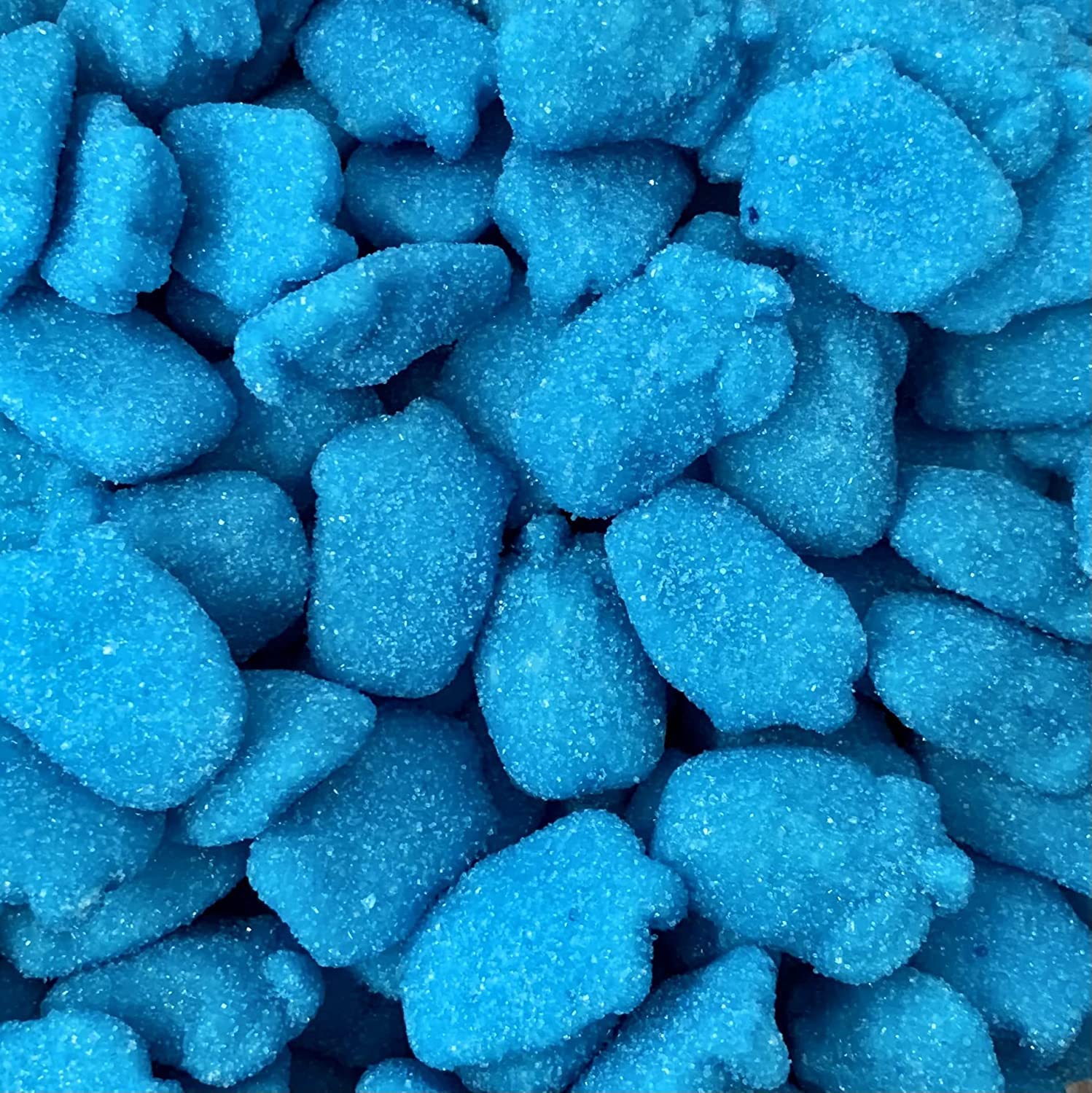 Foam Blue Raspberry Sweets - Sugar Coated Blue Raspberry foams 1kg Bag ...