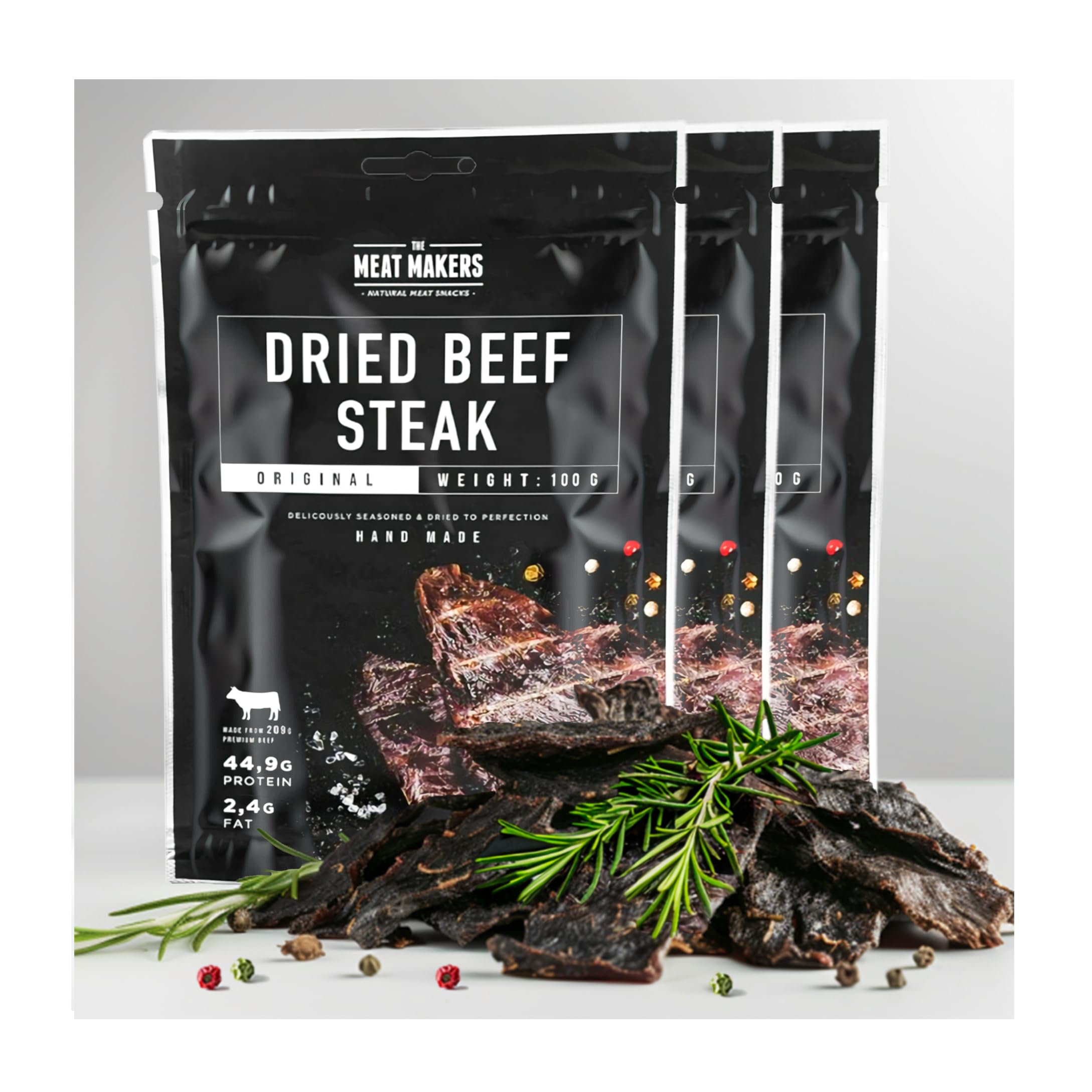 Original Beef Jerky Steak 300g - Protein-Rich Dried Beef Snack | The ...