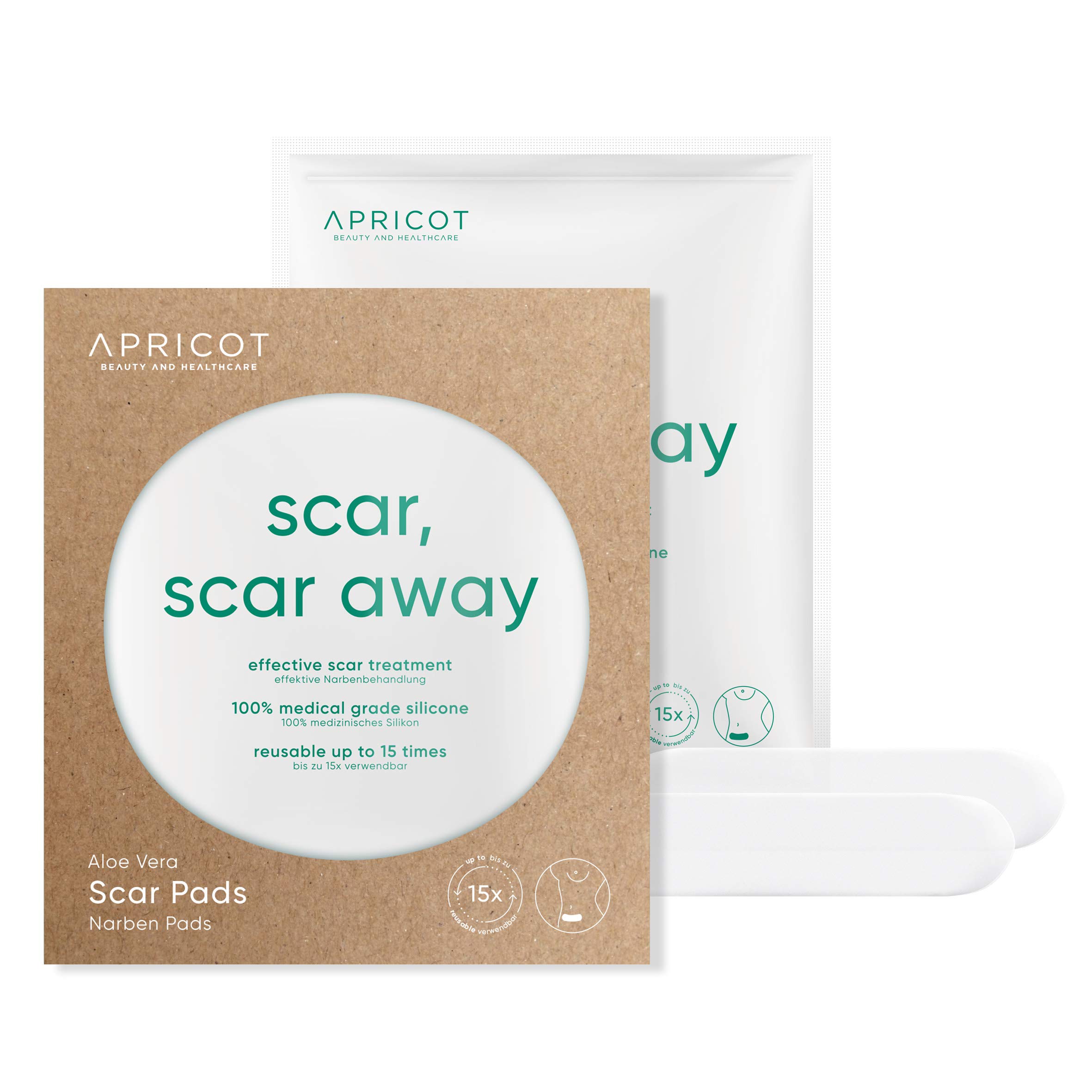 APRICOT Scar Pads with Organic Aloe Vera for Wound Healing Hypertrophic ...