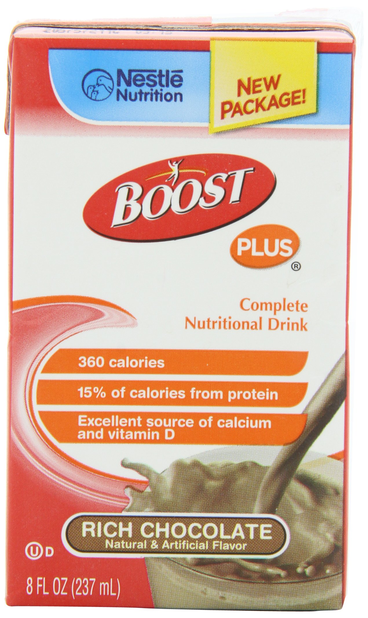 Boost Plus Chocolate 8oz Brikpaks 27/case