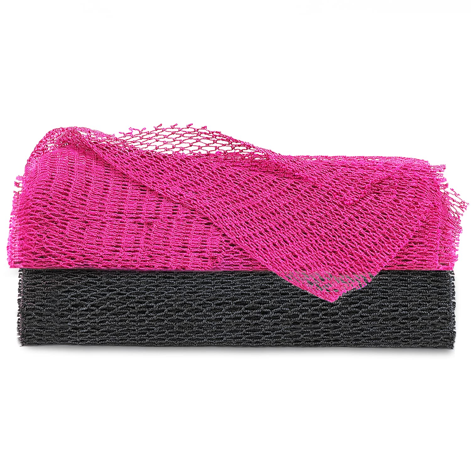 Buy African Mesh Peeling Sponge - Black & Pink Body Scrubber for ...