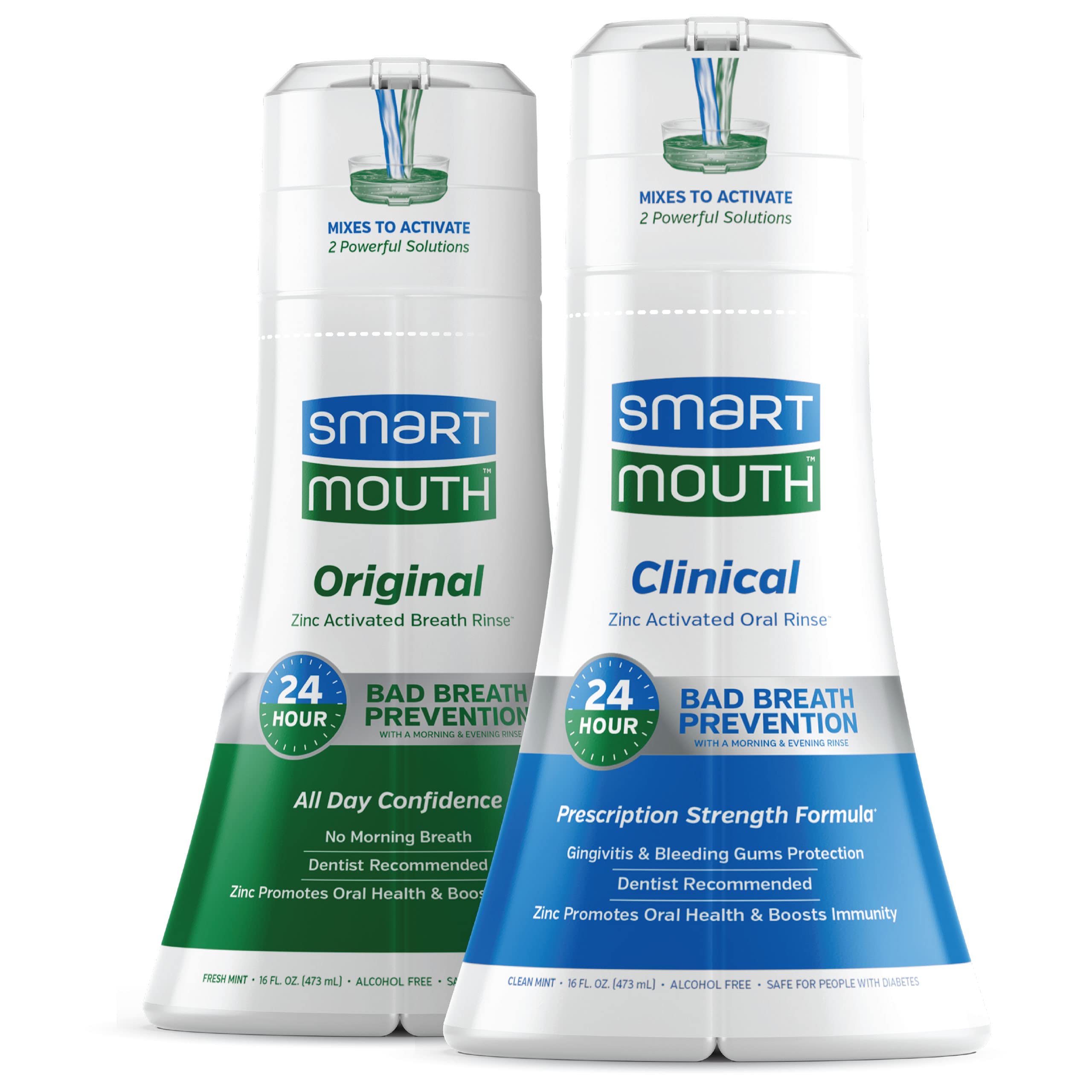 SmartMouth Original Activated & Clinical DDS Mouthwash - 16 fl oz - Bad ...