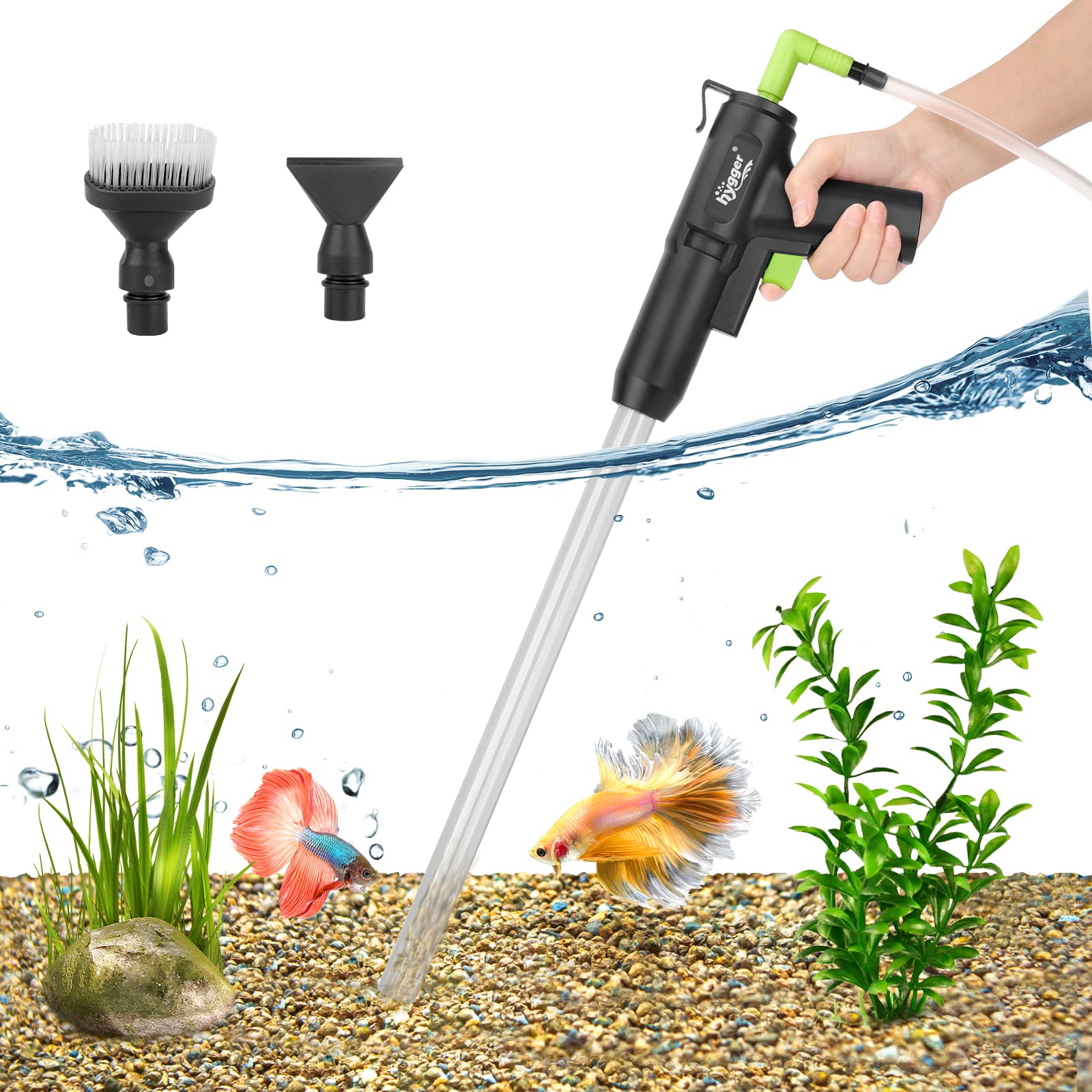 Aquarium gravel cleaner store