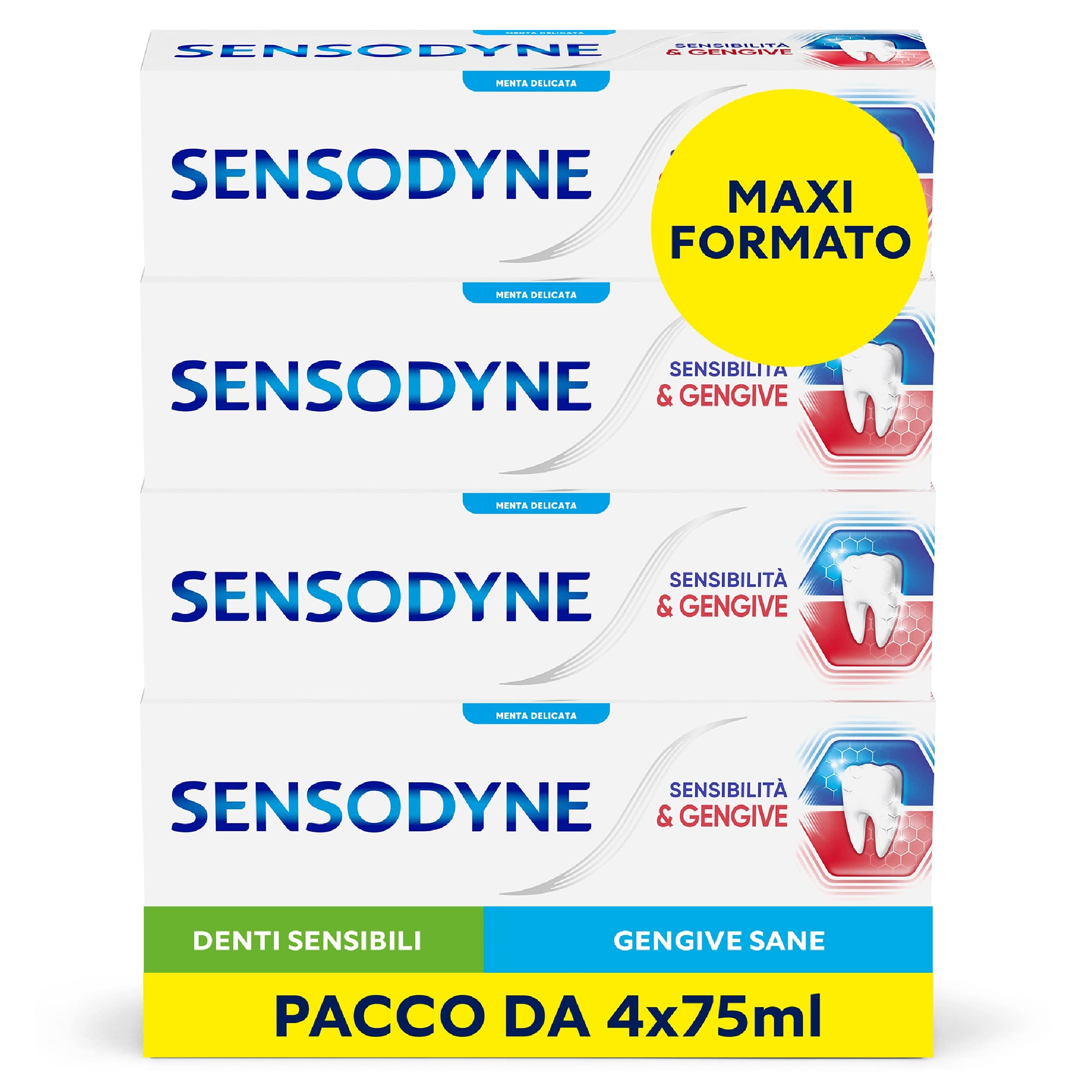Buy Sensodyne Toothpaste for Sensitive Teeth & Gums - Mint Flavor (4 x ...