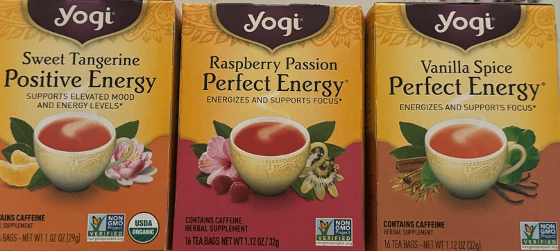 Yogi Tea - Energy Tea Variety Pack Sampler (3 Pack) - Sweet Tangerine ...