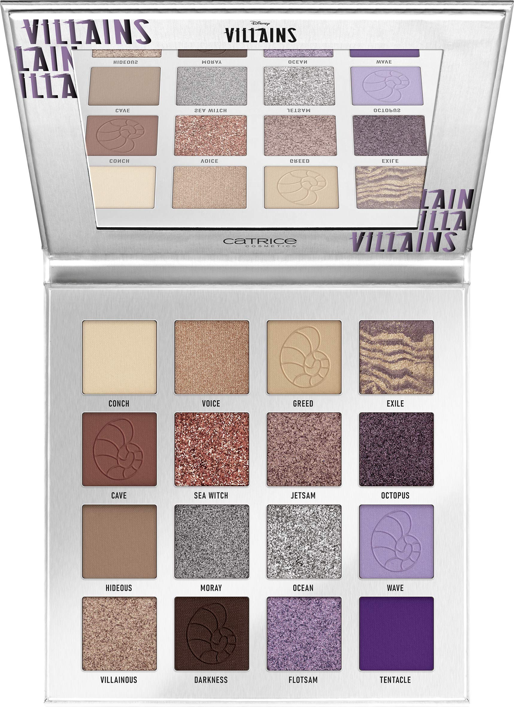 Catrice Disney Villains Ursula Eyeshadow Palette - 16 Colors No. 01 ...