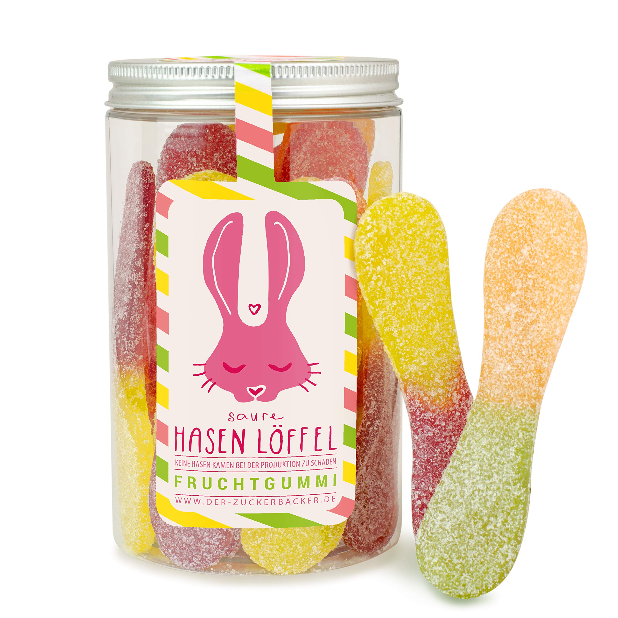 Sour Bunny Spoons in Candy Tin - 200g Sour Tongues | Perfect Easter ...