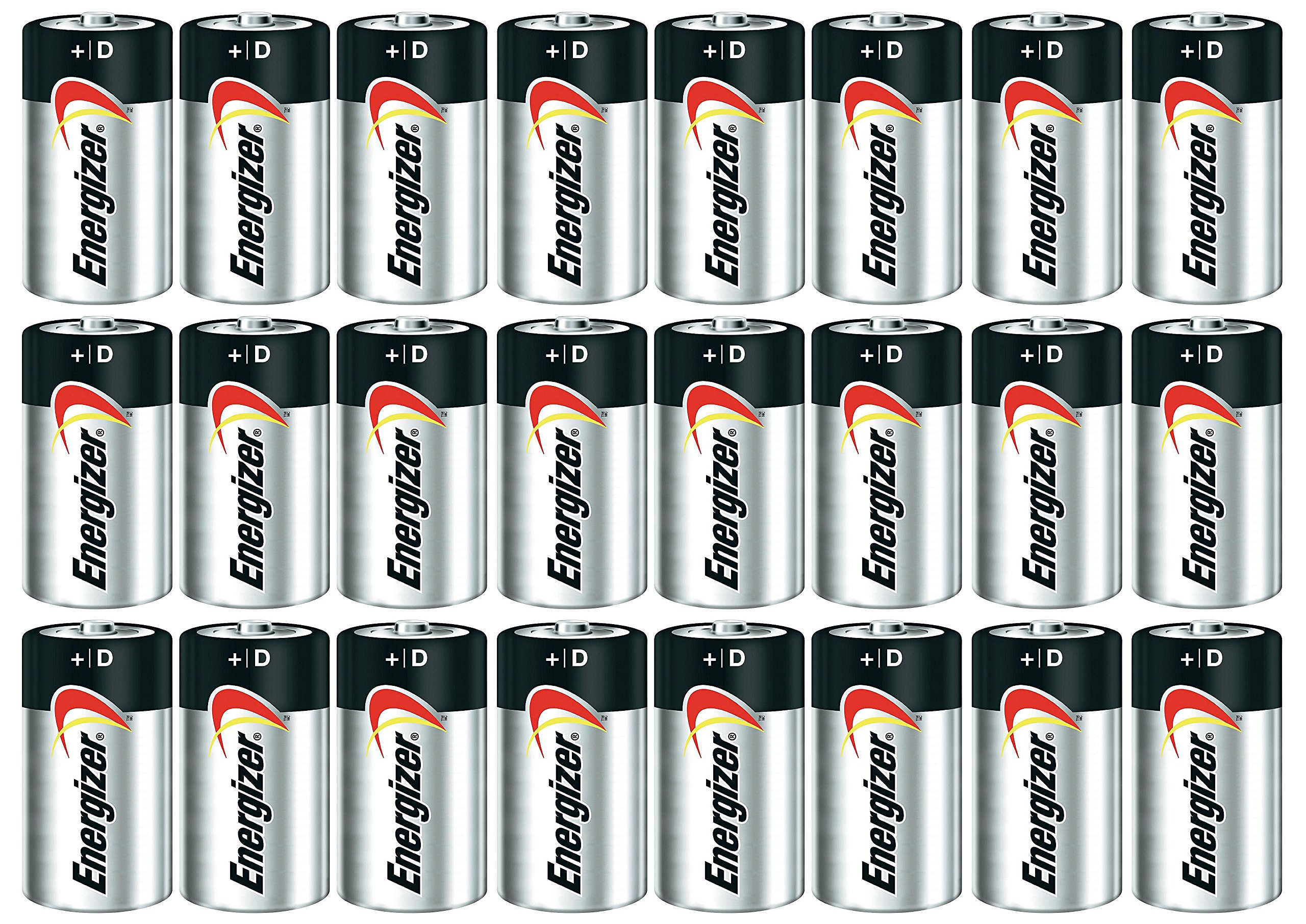 Energizer E95 Max Alkaline D Battery 24 Count Pack | Made in USA | Exp ...