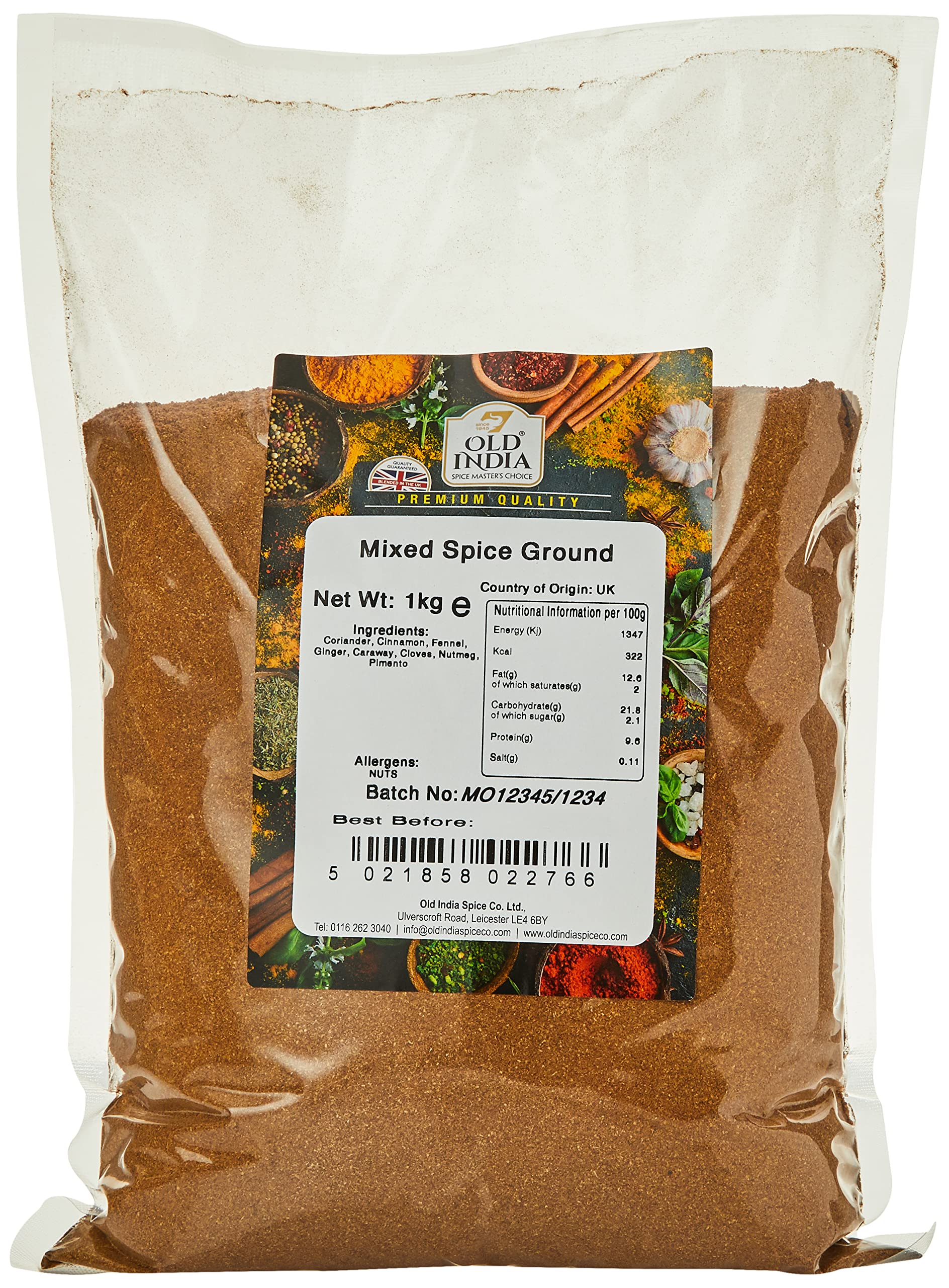 Old India Mixed Spice Ground 1kg - Premium Quality Blend for Authentic Cooking | Buy Now with ...