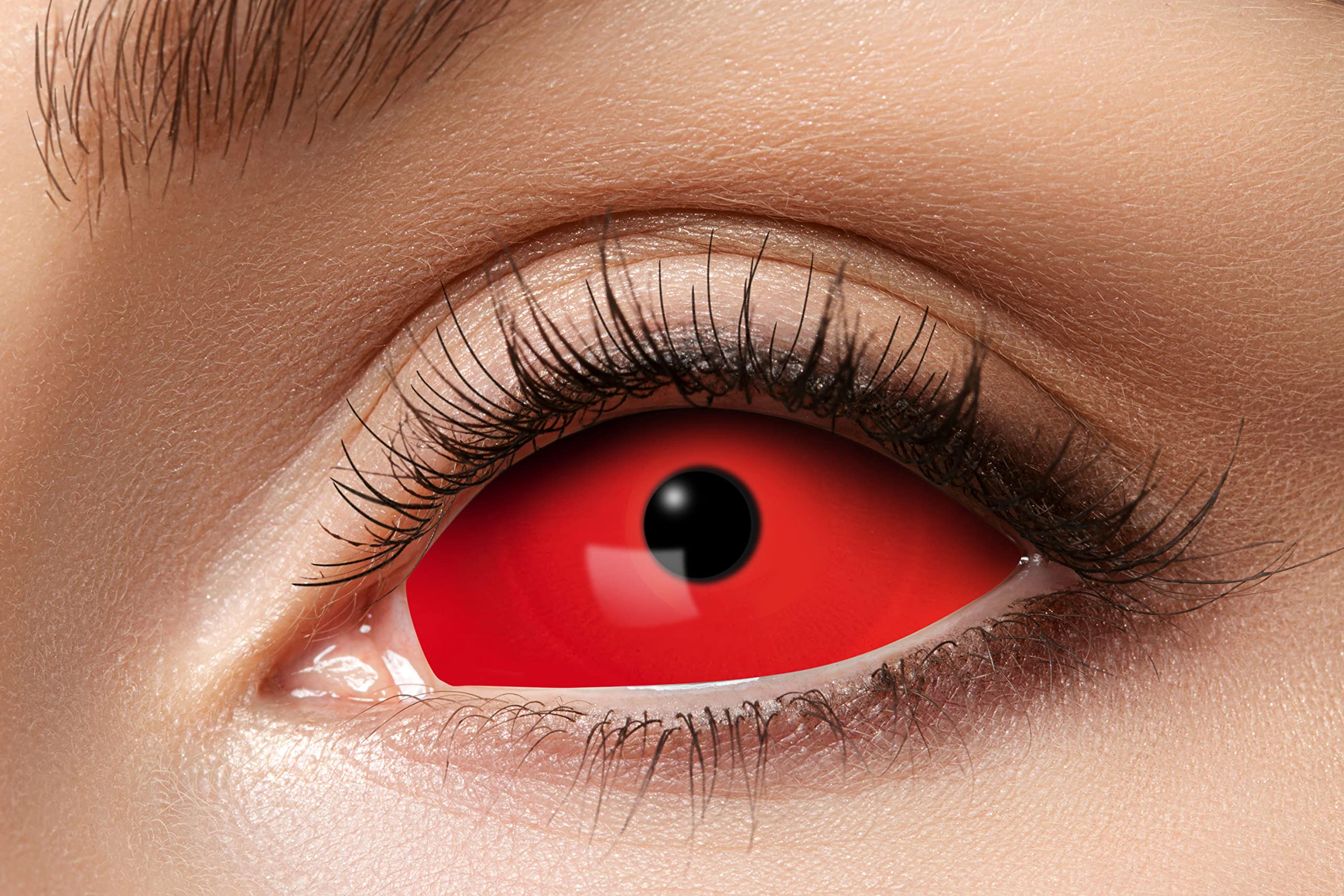 Eyecatcher Red Sclera Contact Lens - Prescription 1 Piece 6-Month Soft ...