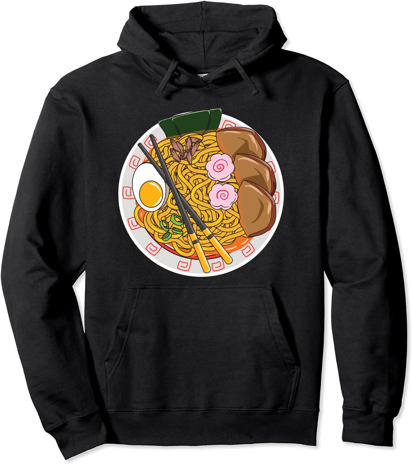 Kawaii Ramen Noodle Japanese Ramen Life Pullover Hoodie | Buy Now with ...