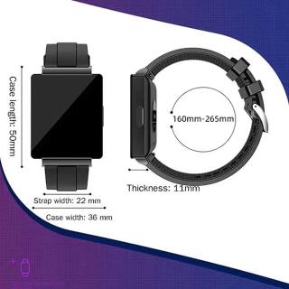 KS01 NFC Blood Glucose Monitoring Smart Watch for Android & iOS - Black ...