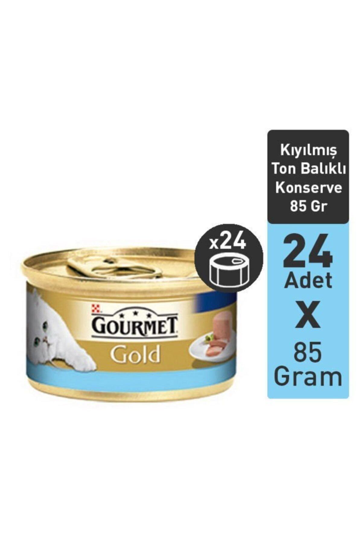 Purina Gourmet Gold Canned Cat Food with Minced Tuna 85 Gr X 24 Pieces ...