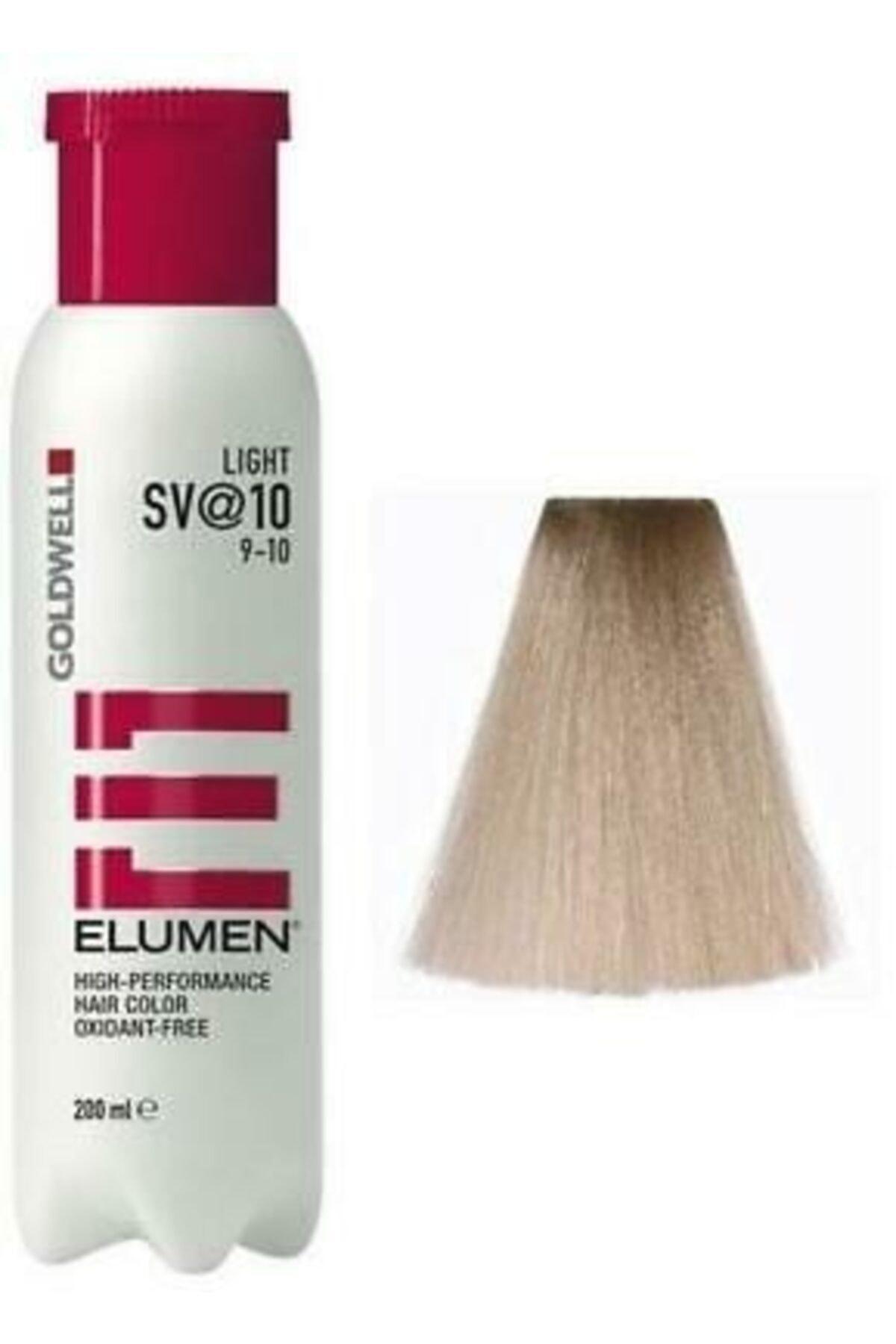 GOLDWELL Elumen Sv 10 Yellow Violet Silver Permanent Hair Dye Ammonia ...