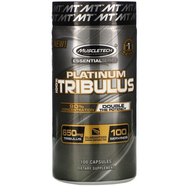 Muscletech Platinum 100% Tribulus 650 mg - Boost Testosterone ...