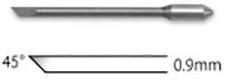 Authentic Graphtec CB09UB .9mm Supersteel 45 Degree Blade - 5 Pack ...