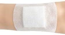 MediSale Adhesive Sterile Wound Dressings Box of 25 - 10cm x 6cm, Ideal ...