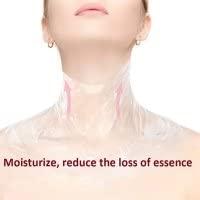 WZLL.SLSP 100-Sheet Disposable Plastic Neck Mask for DIY Neck Facial ...