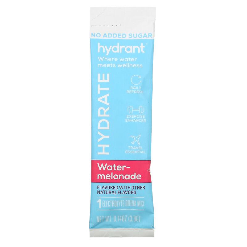 Hydrant Electrolyte Drink Mix - Watermelonade Flavor, 12 Pack (0.14 oz ...