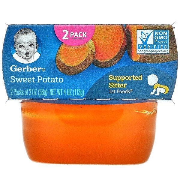 Gerber Sweet Potato 2 Pack (2 oz each) - Healthy Baby Food - Organic ...