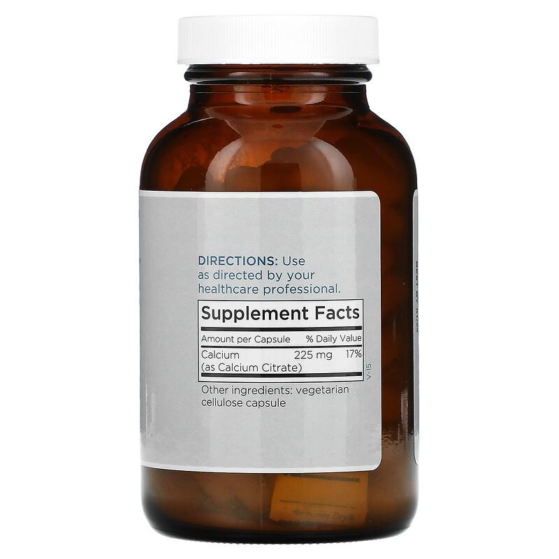 Metabolic Maintenance CalCitrate 225 mg - 100 Capsules | Calcium ...