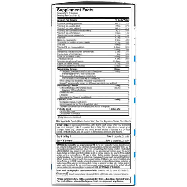 Hydroxycut Platinum 60 Rapid-Release Capsules | Effective Weight Loss ...