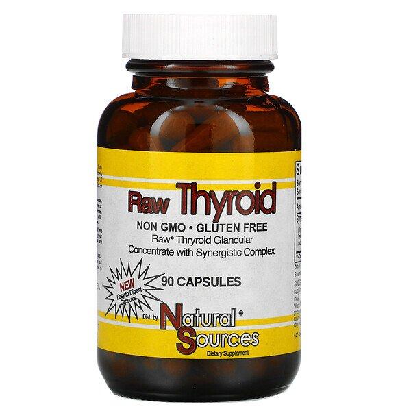 Natural Sources Raw Thyroid 90 Capsules - Boost Metabolism & Support Thyroid Health | Buy Now ...