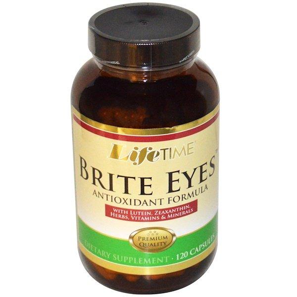LifeTime Vitamins Brite Eyes - Antioxidant Formula 120 Capsules for Eye ...