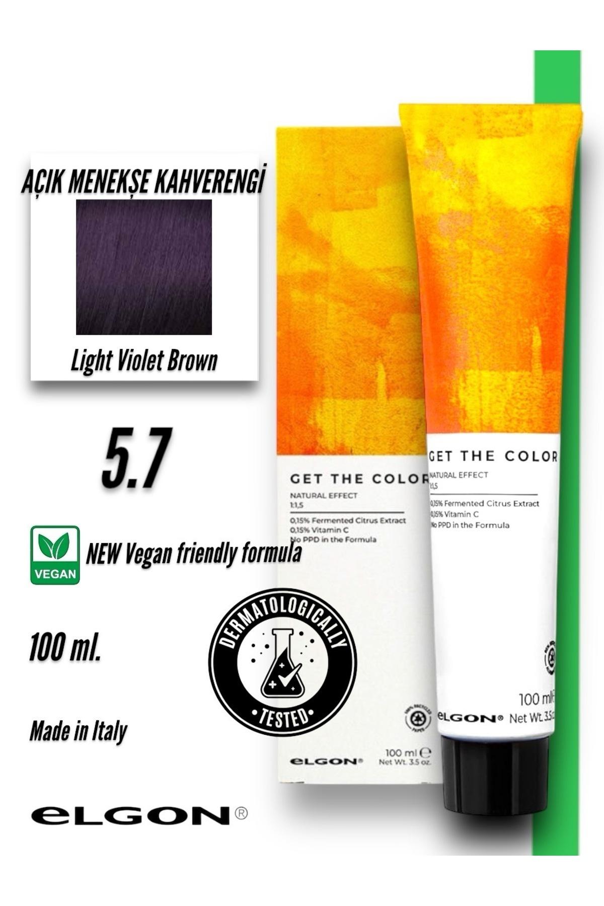 Elgon Get The Color 5.7 Professional Hair Dye (100 ml.) (Oxidizer-free ...