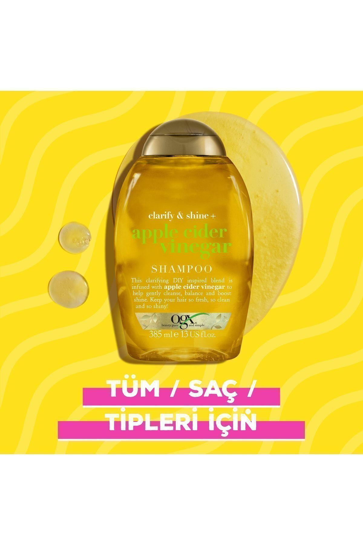 OGX Glowing Apple Cider Vinegar Sulfate-Free Shampoo 385 ml | Buy Now ...