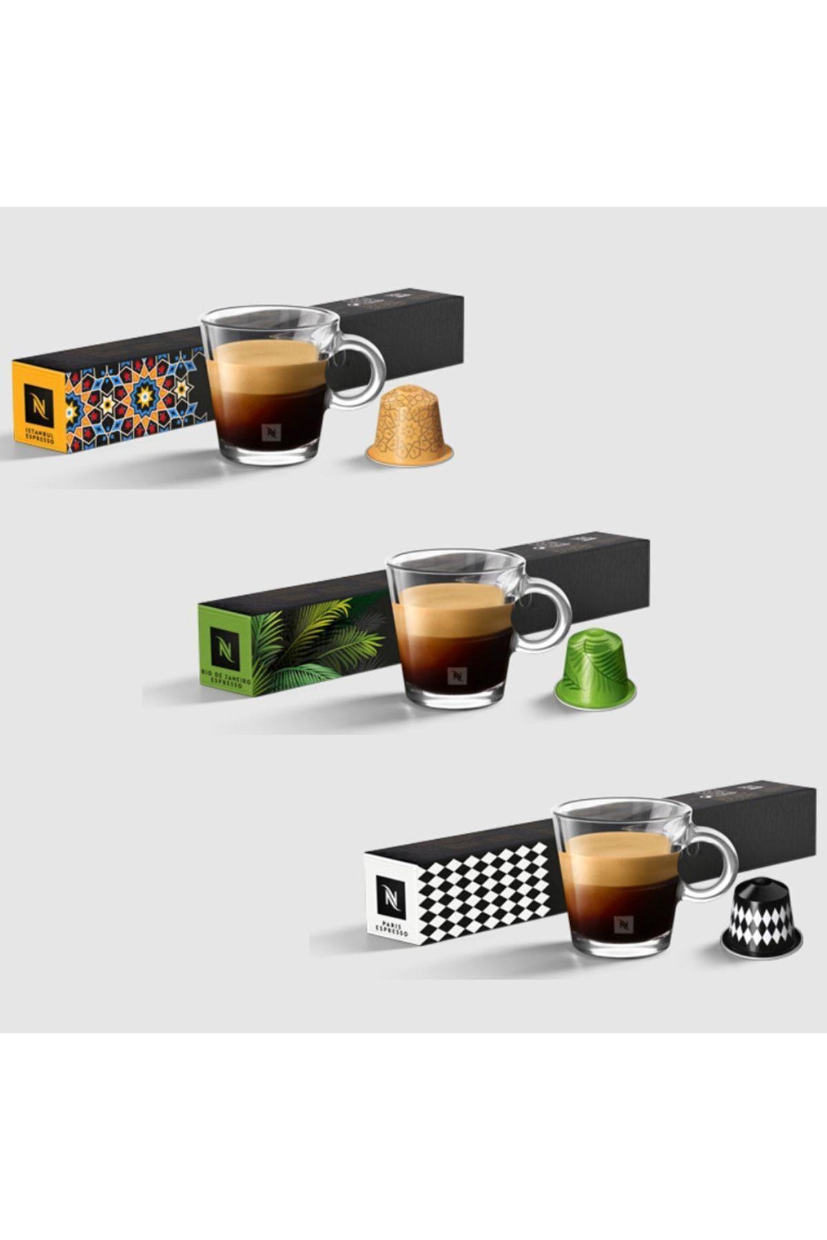 Nespresso New World Series Istanbul Rio De Janeiro and Paris Espresso ...